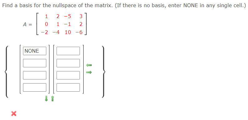 Solved = Find a basis for and the dimension of the solution | Chegg.com