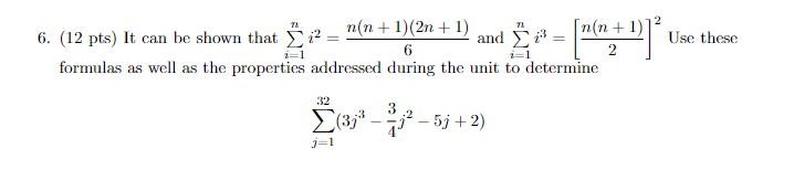 Solved 6. (12 pts) It can be shown that | Chegg.com