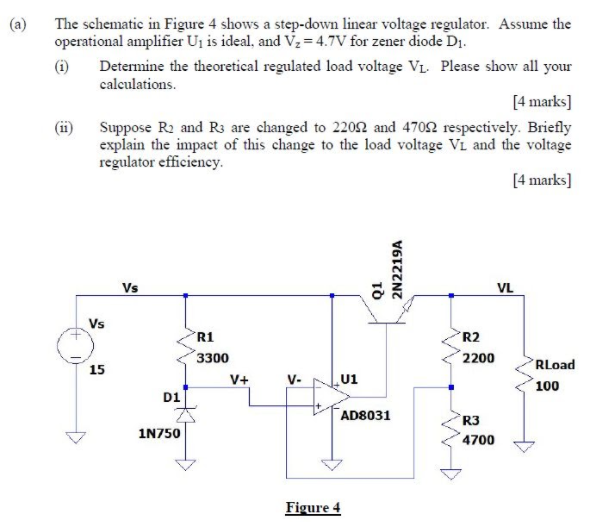 Solved calculations. The schematic in Figure 4 shows a | Chegg.com