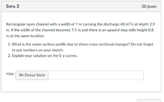Solved Rectangular open channel with a width of 7 m carrying | Chegg.com