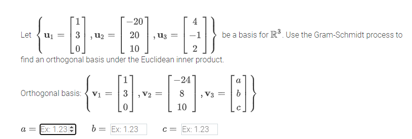 Solved Let {u1=[130],u2=[-202010],u3=[4-12]} ﻿be a basis for | Chegg.com