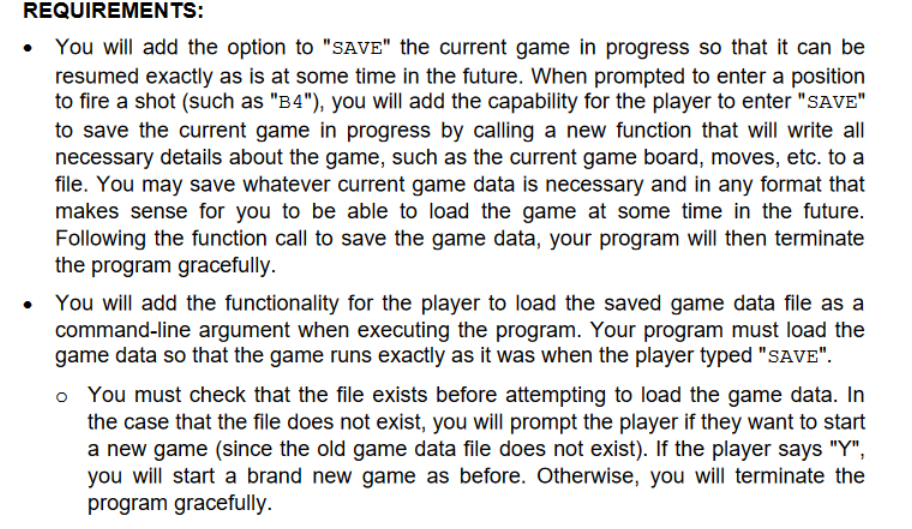 Solved This is a battleship game program. The goal of this | Chegg.com