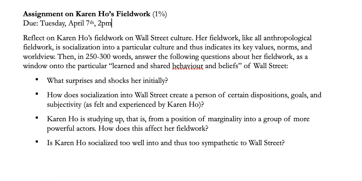 ABOUT KAREN HO'S BOOK LIQUIDATED. I need help with | Chegg.com