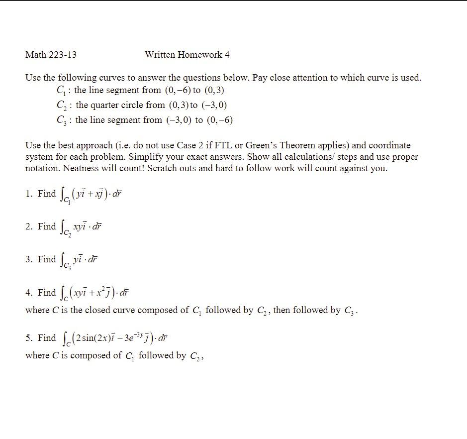Use the following curves to answer the questions | Chegg.com