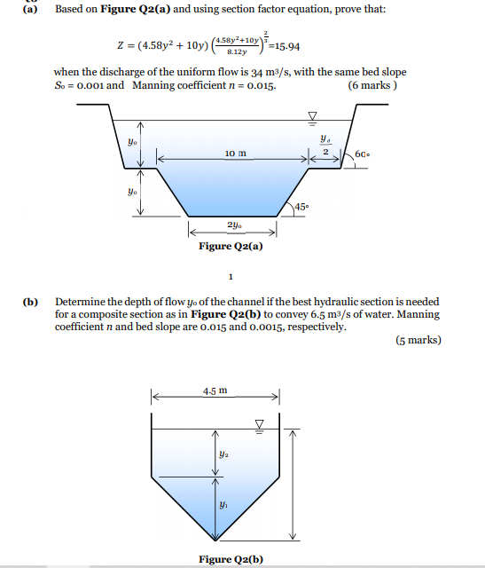 Solved (a) Based on Figure Q2(a) and using section factor | Chegg.com