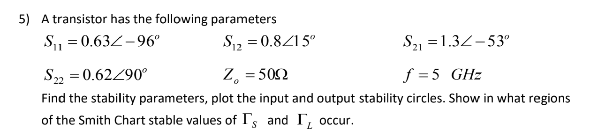 A transistor has the following parameters | Chegg.com