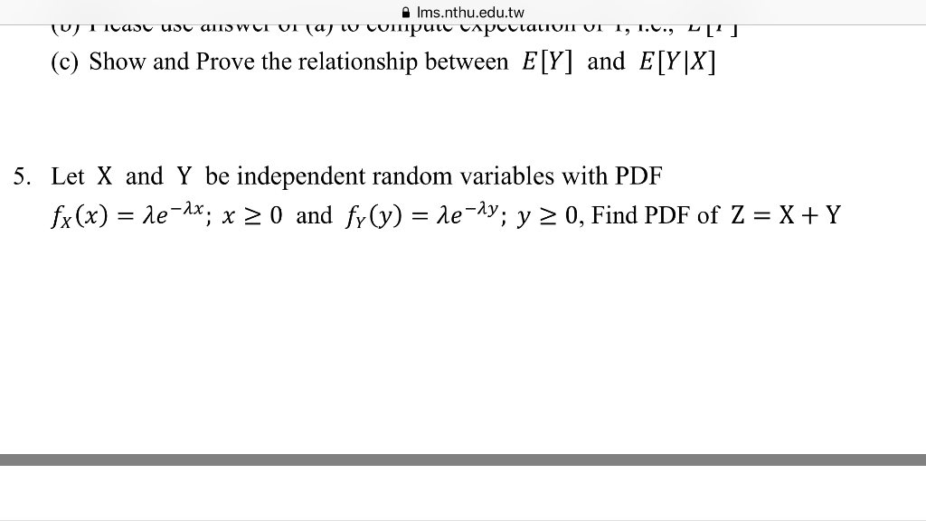 Solved Ims.nthu.edu.tw (e) Show and Prove the relationship | Chegg.com