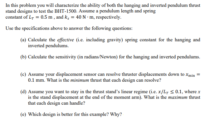 In this problem you will characterize the ability of | Chegg.com