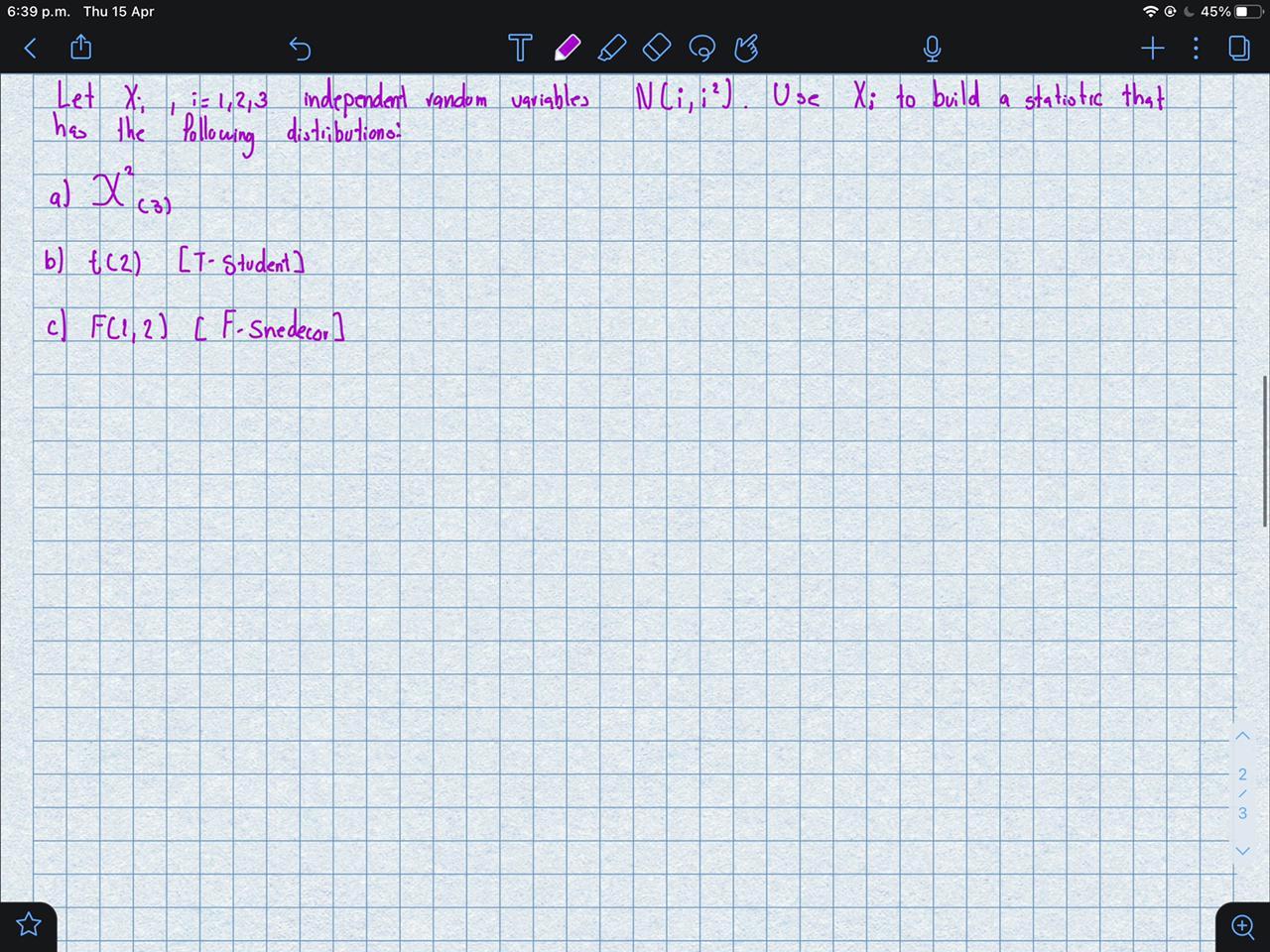 Solved Let Xi , i=1,2,3 independent random variables | Chegg.com