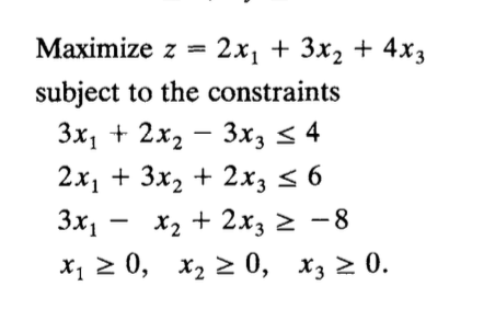Solved Change the following linear programming problems into | Chegg.com