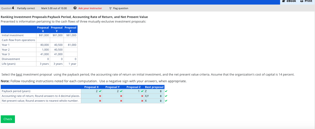 Solved Ranking Investment Proposals:Payback Period, | Chegg.com