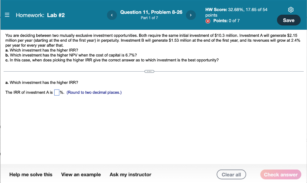 Solved Homework: Lab #2 Question 11, Problem 8-26 Part 1 of | Chegg.com