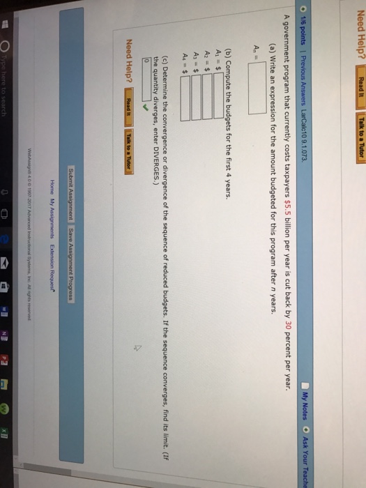 Solved A government program that currently costs taxpayers | Chegg.com