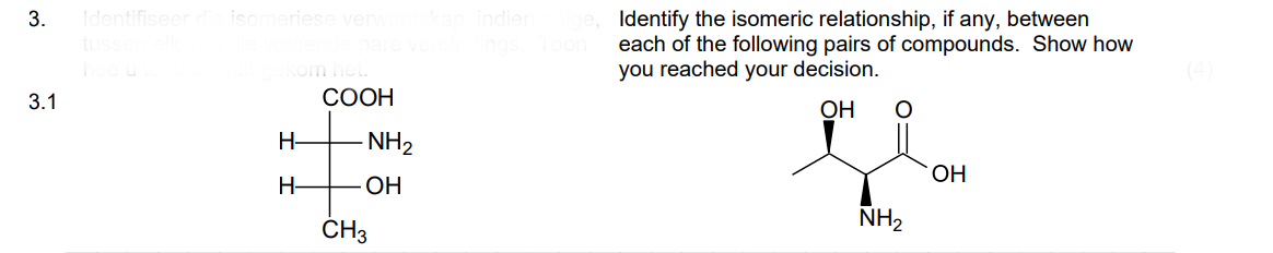 Solved Identify the isomeric relationship, if any, between | Chegg.com