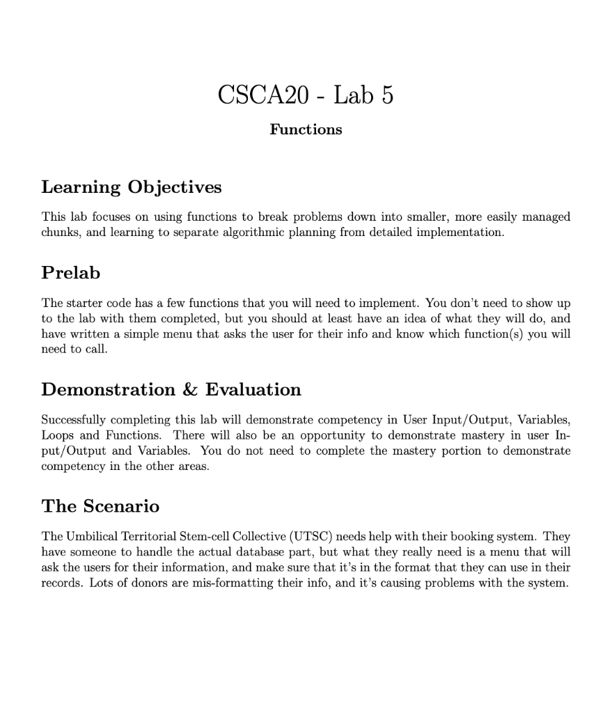 Solved Learning Objectives This lab focuses on using | Chegg.com
