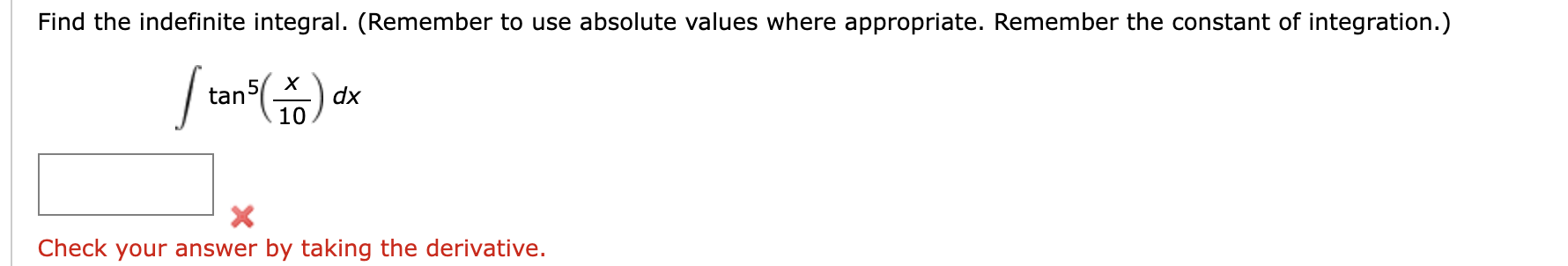 Solved Find the indefinite integral. (Remember to use | Chegg.com
