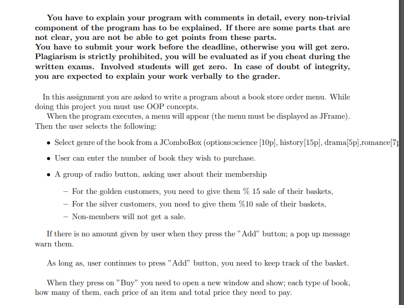 Solved You have to explain your program with comments in | Chegg.com