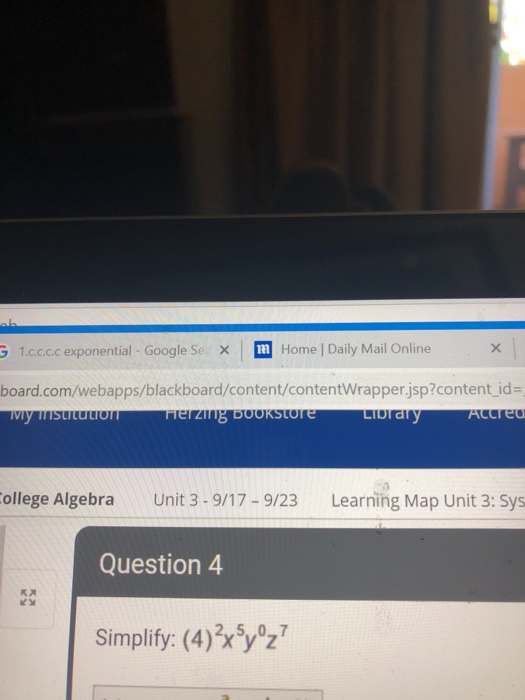 Solved 1.c.c.c.c exponential Google Se M Home | Daily Mail | Chegg.com