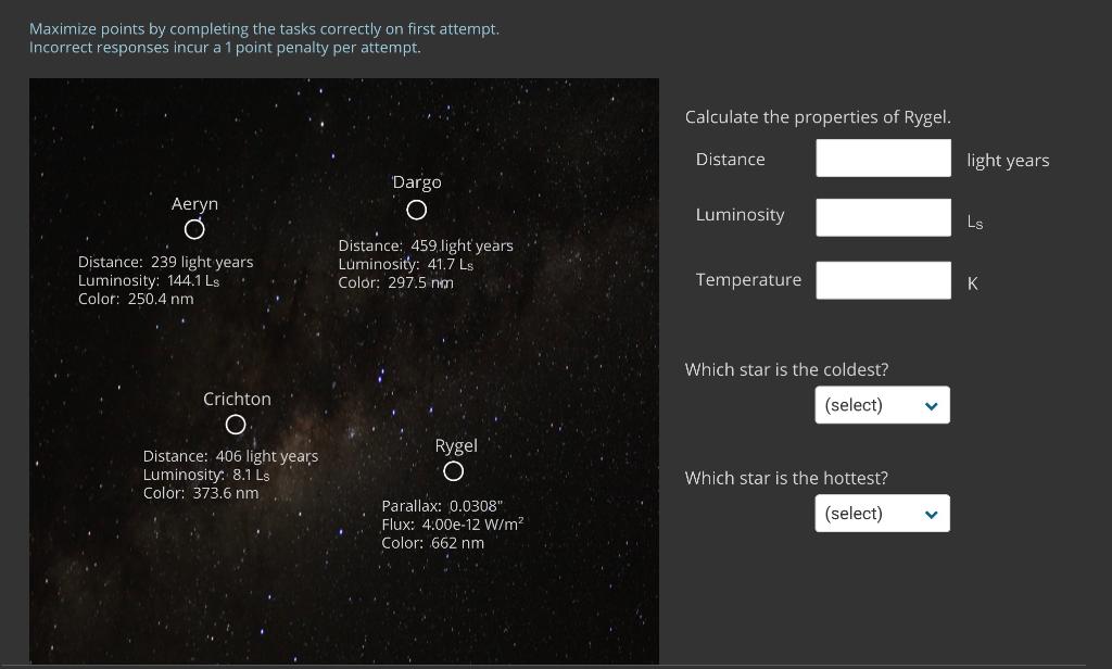 Solved Maximize points by completing the tasks correctly on | Chegg.com