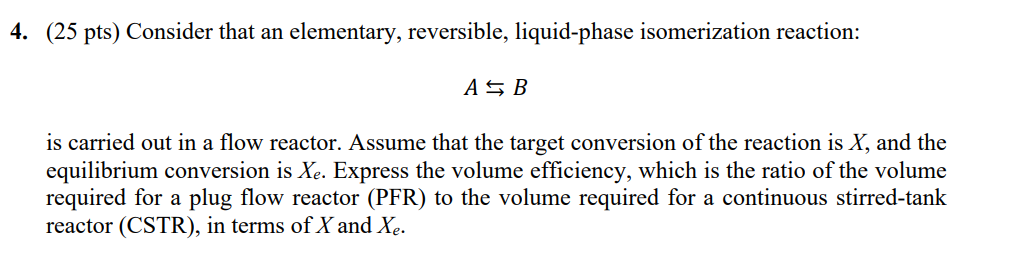 Solved 4. (25 pts) Consider that an elementary, reversible, | Chegg.com Solved 4. (25 pts) Consider that an elementary, reversible, | Chegg.com