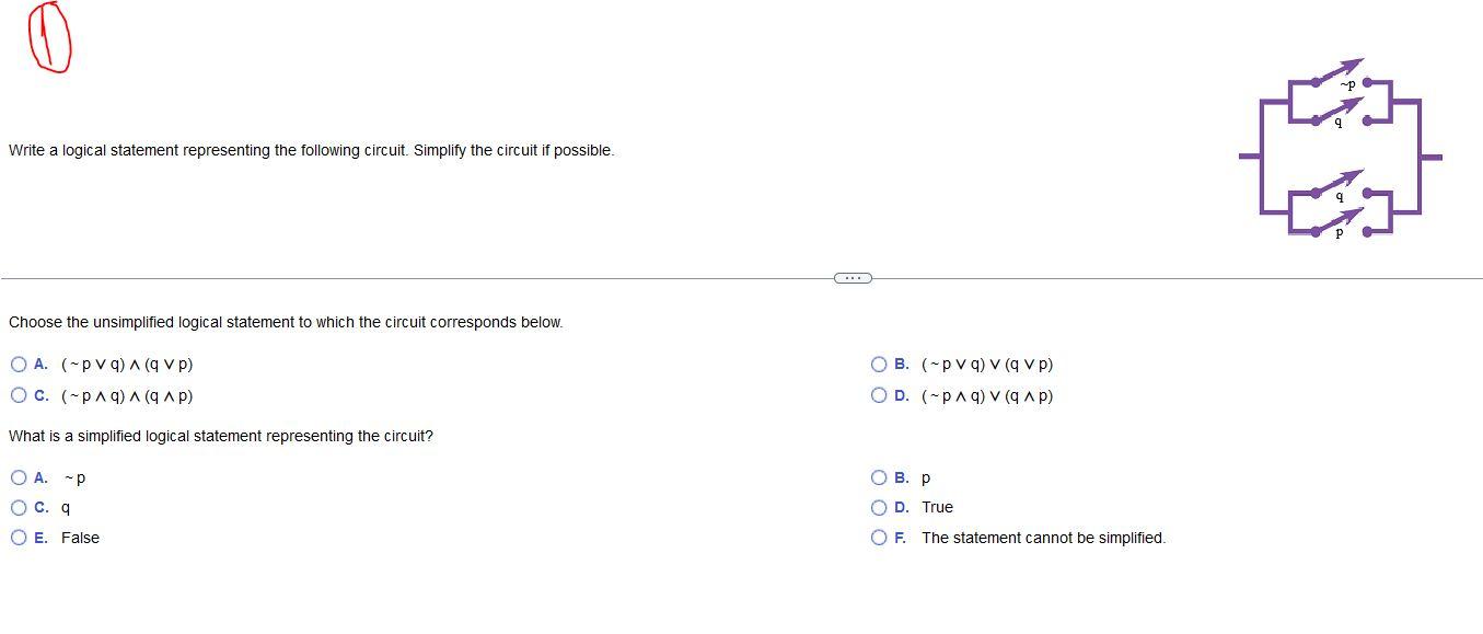 Solved Write a logical statement representing the following | Chegg.com