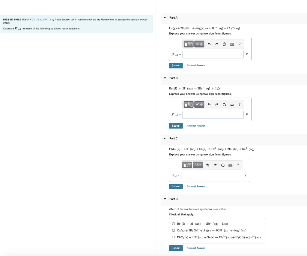 Solved MISSED THIS? Waich KCV 19.4, WE 19.4; Rest Seclion | Chegg.com