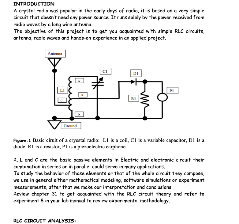 Solved Apply Kirchhoff’s loop rule to RLC circuit Figure.1 | Chegg.com