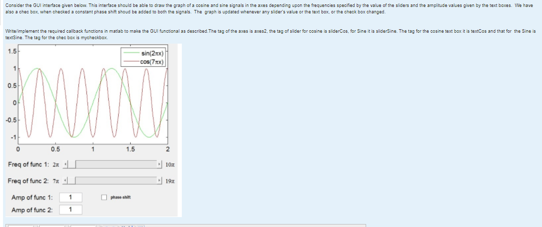 Solved Consider the GUI interface given below. This | Chegg.com