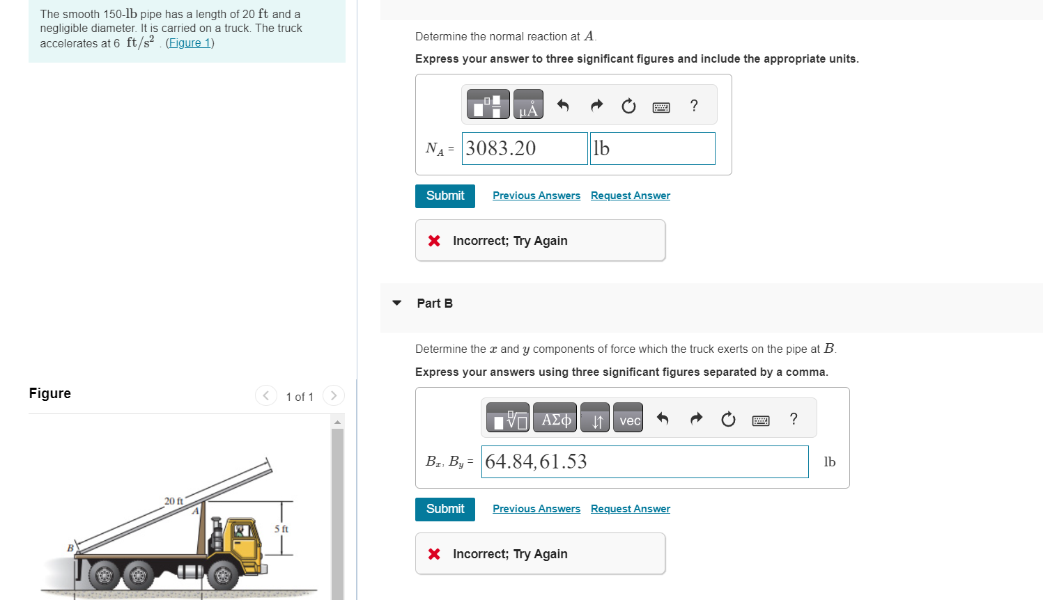 The smooth 150−lb pipe has a length of 20ft and a | Chegg.com