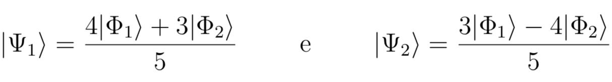 Solved An observable operator A has two normalized | Chegg.com