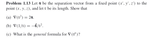 Solved Problem 1.13 Let η be the separation vector from a | Chegg.com