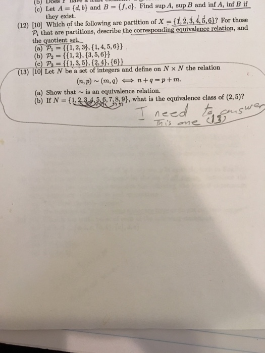 Solved Which of the following are partition of X = {1, 2, 3, | Chegg.com