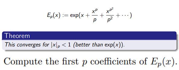 Solved Ep(x):=exp(x+pxp+p2xp2+⋯) Theorem This converges for | Chegg.com