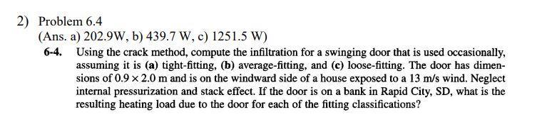 Solved HVAC QUESTION, the solution is in the picture, | Chegg.com