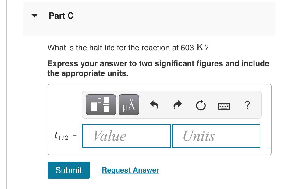 Solved Below is an Arrhenius plot for the isomerization of | Chegg.com