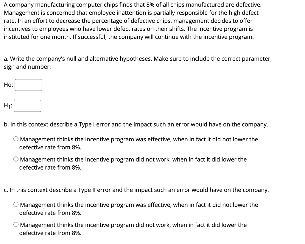Solved A company manufacturing computer chips finds that 8% | Chegg.com