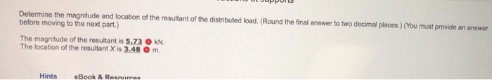 Solved Problem 05.067-Distributed loads, determine reactions | Chegg.com