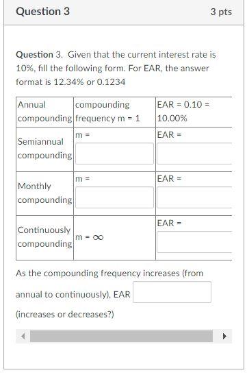 Solved Question 3 3 pts Question 3. Given that the current | Chegg.com