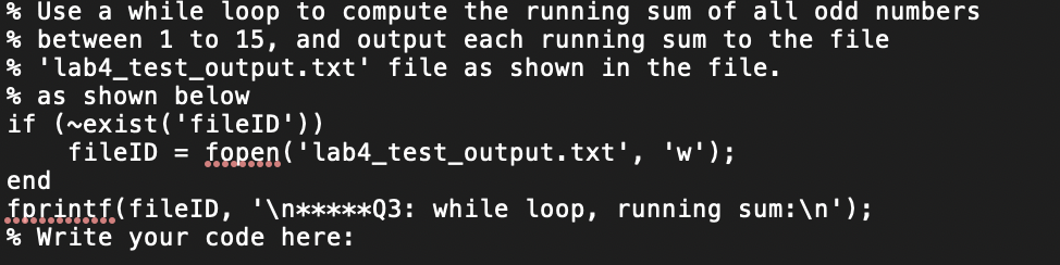 % Use a while loop to compute the running sum of аїї | Chegg.com