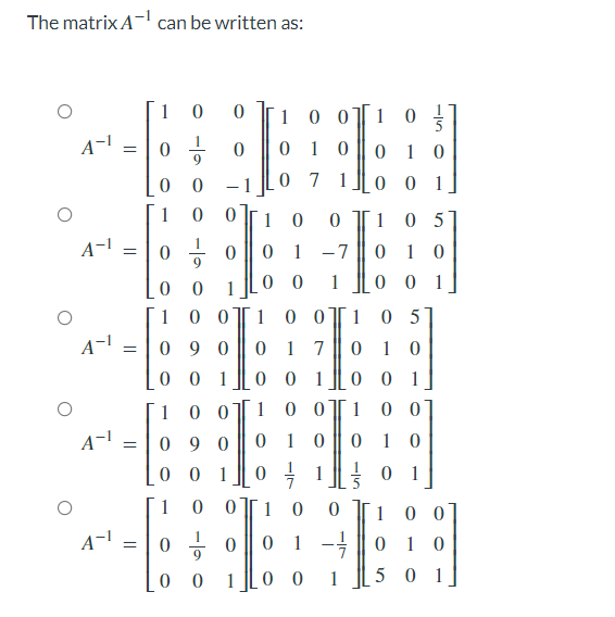 Solved Question 25 of 32 > Express the matrix and its | Chegg.com