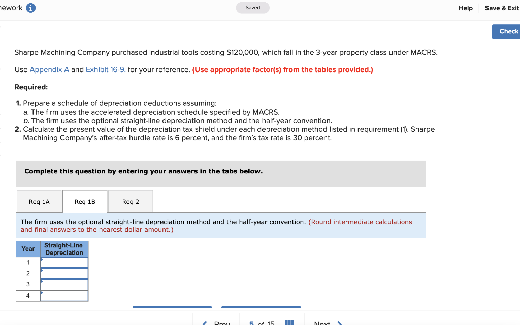 Solved nework Saved Help Save & Exit Check Sharpe Machining | Chegg.com