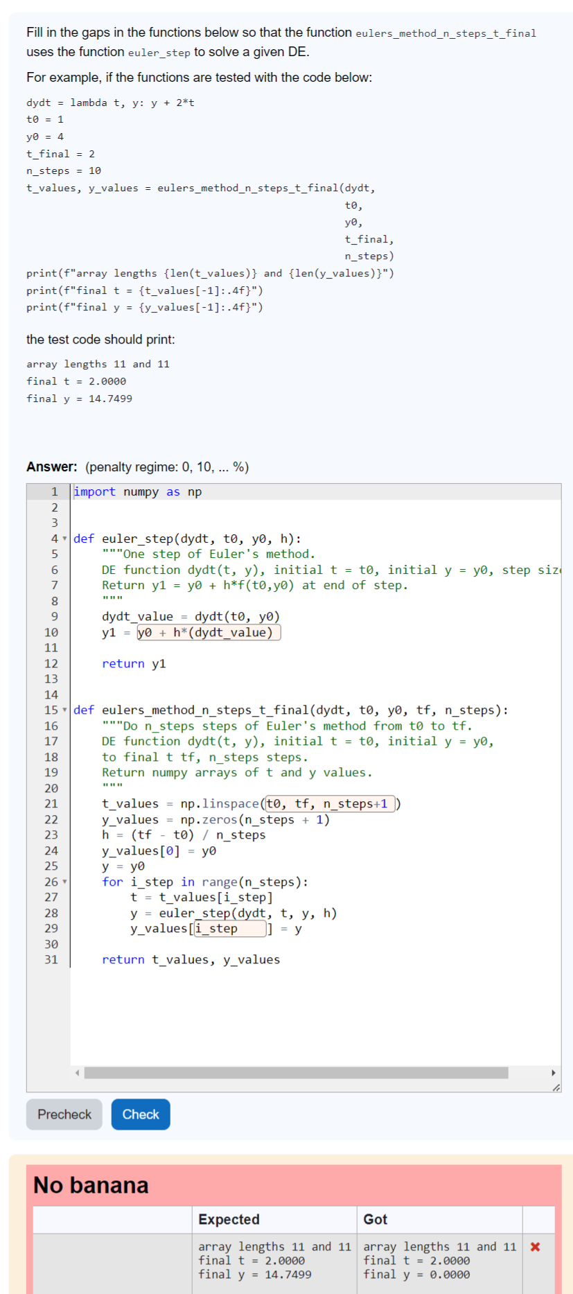 Solved I've filled it in with what I think it should be but | Chegg.com