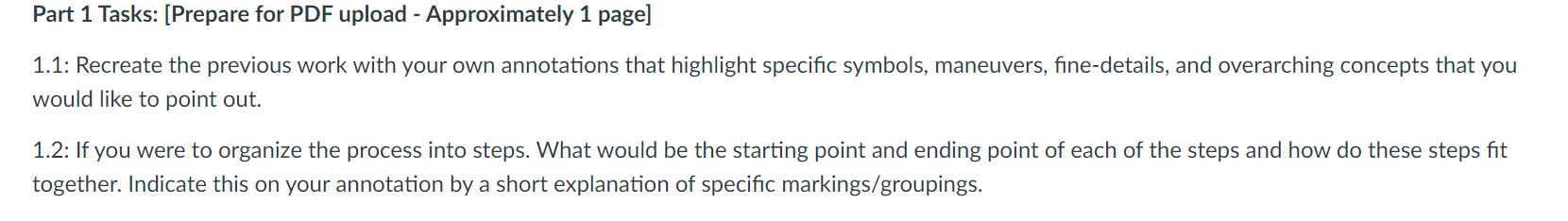 Solved Part 1 Tasks: [Prepare for PDF upload - Approximately | Chegg.com