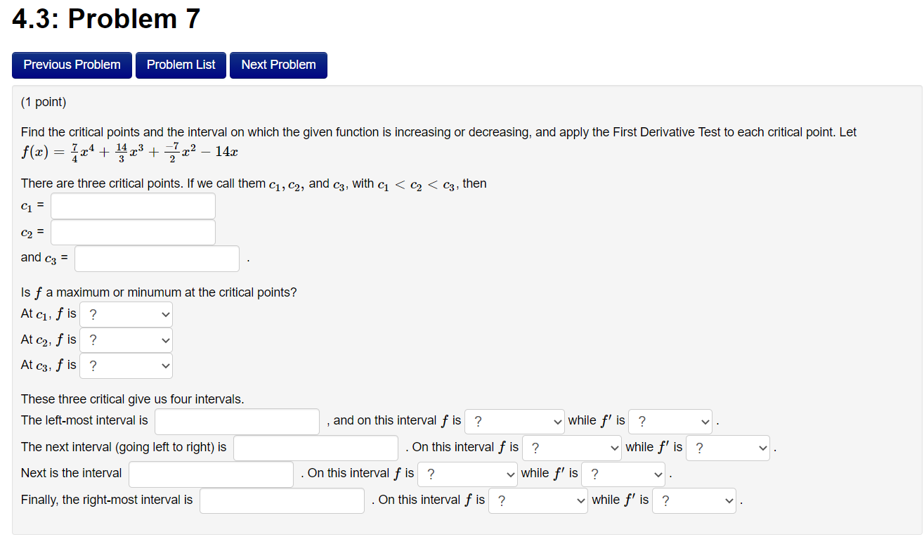 Solved Can you explain all the steps, please? Interval is: | Chegg.com