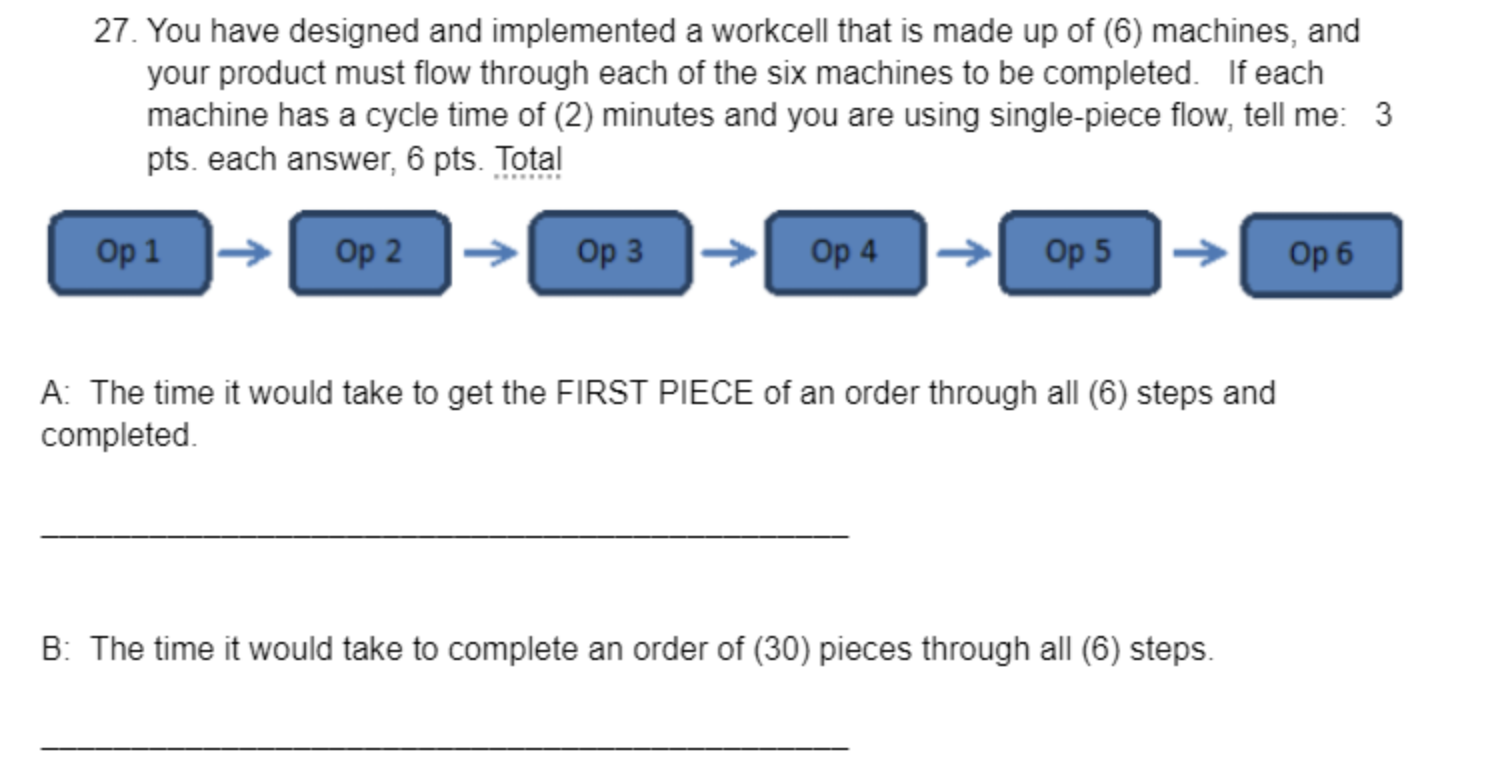 Solved 27. You have designed and implemented a workcell that | Chegg.com