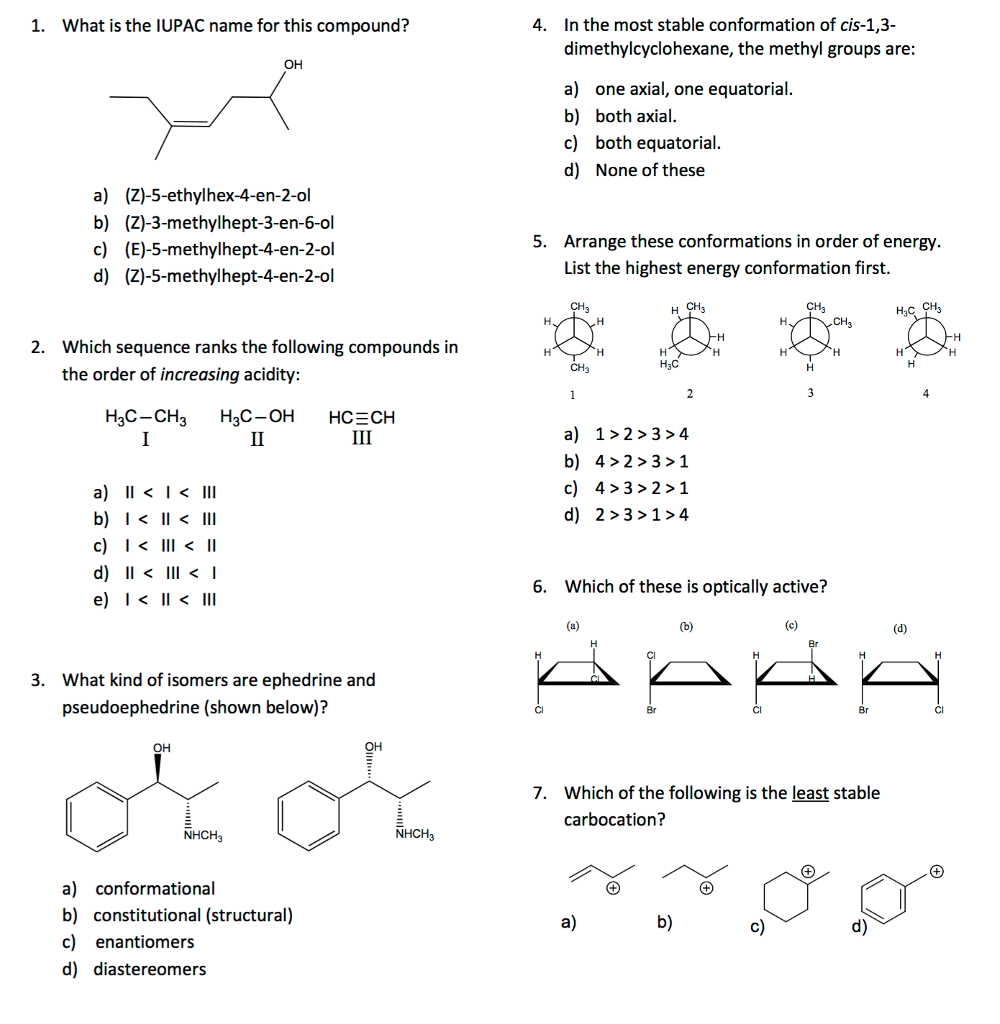 Solved In the most stable conformation of cis-1,3- | Chegg.com