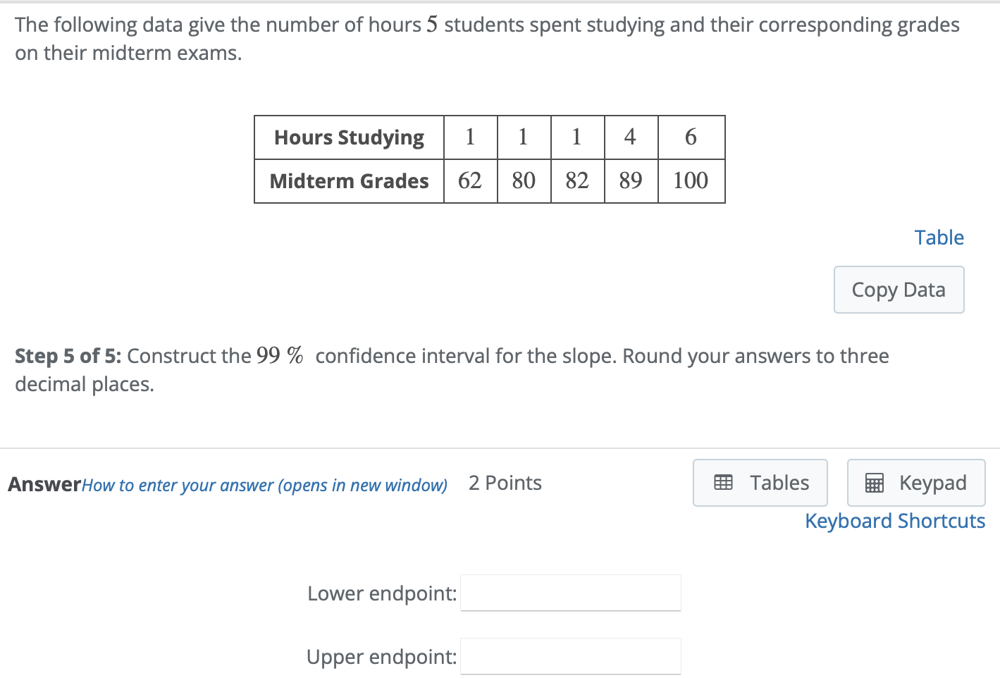 Solved The following data give the number of hours 5 | Chegg.com