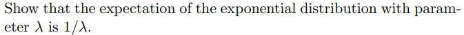 Solved Show that the expectation of the exponential | Chegg.com