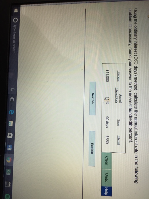 Solved Using the ordinary interest (360 days) method, | Chegg.com