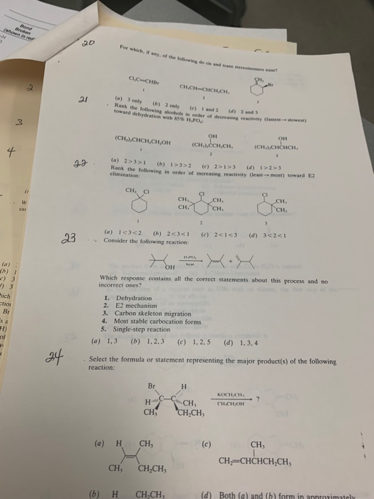 Solved For which, if any, of the fullowing do is and tram | Chegg.com